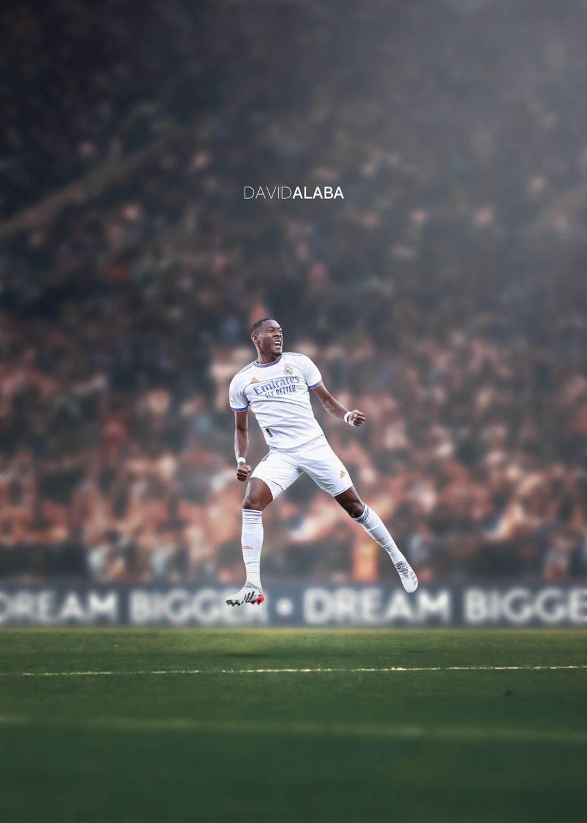 'David Alaba' Poster, picture, metal print, paint by Premio10 | Displate