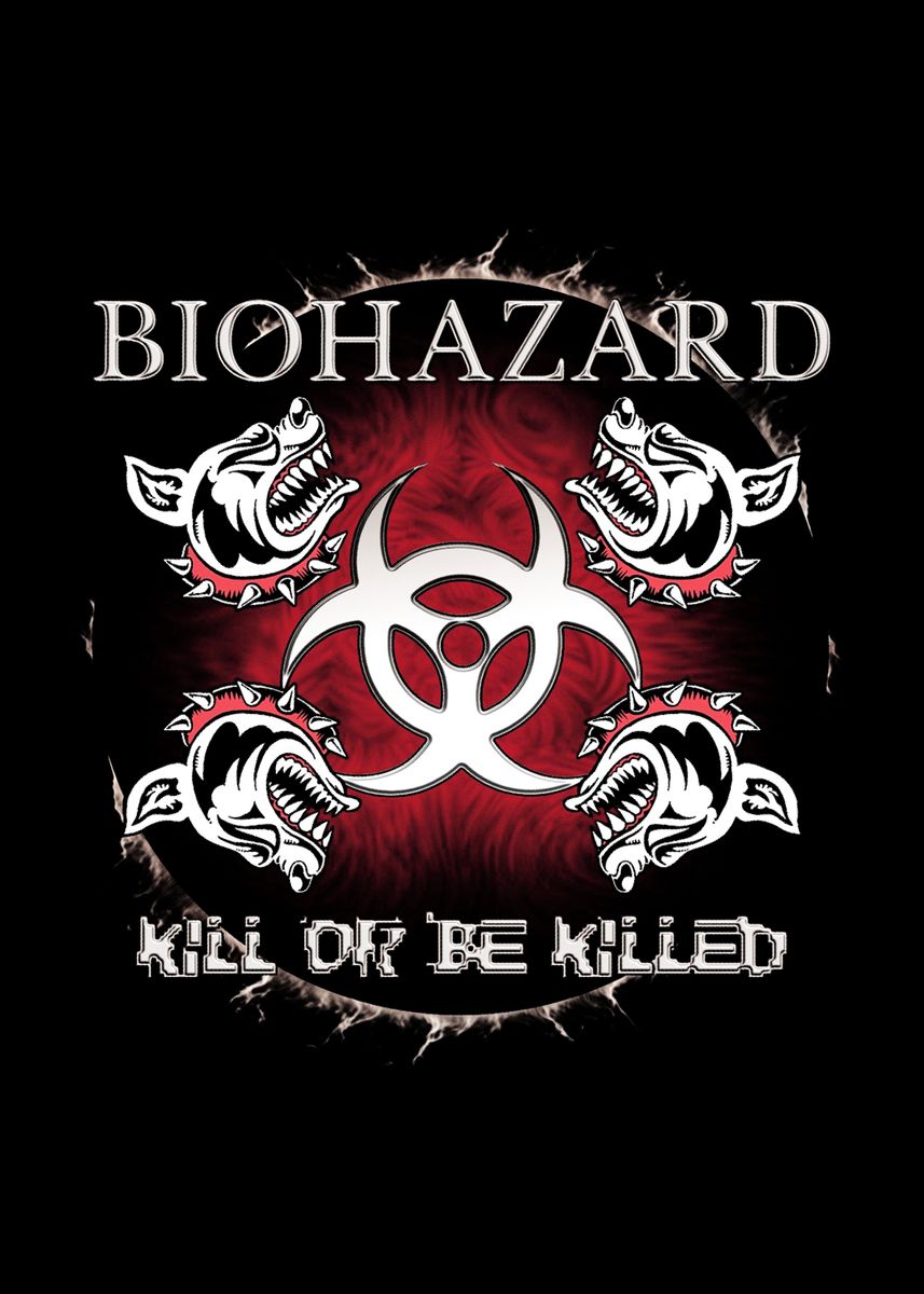 'Biohazard Band Logo' Poster, picture, metal print, paint by Éclips ...
