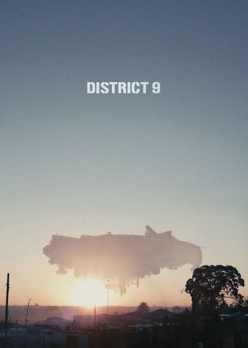 'District 9' Poster, picture, metal print, paint by Nerdworld 1 | Displate