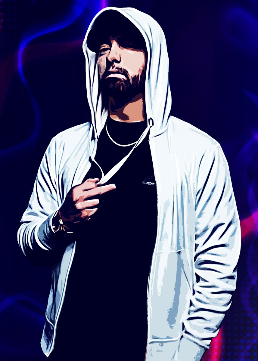 'The Legend Rapper' Poster, picture, metal print, paint by neonartroom ...