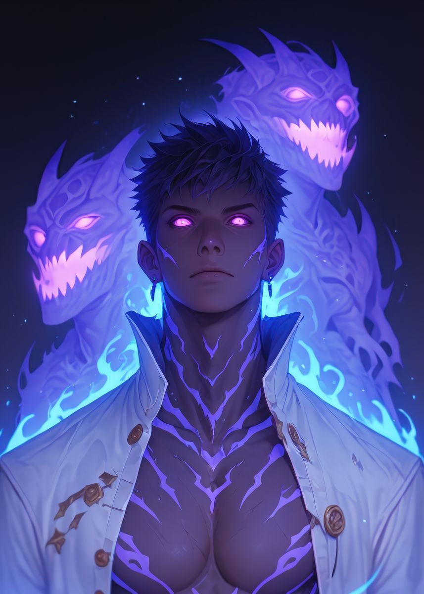 'Spectral Ghost Trainer' Poster, picture, metal print, paint by ...