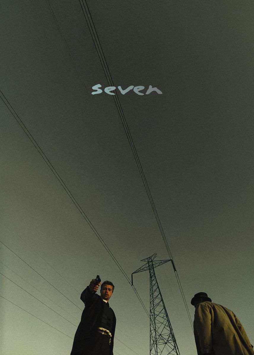 'Seven' Poster, picture, metal print, paint by Nerdworld 1 | Displate