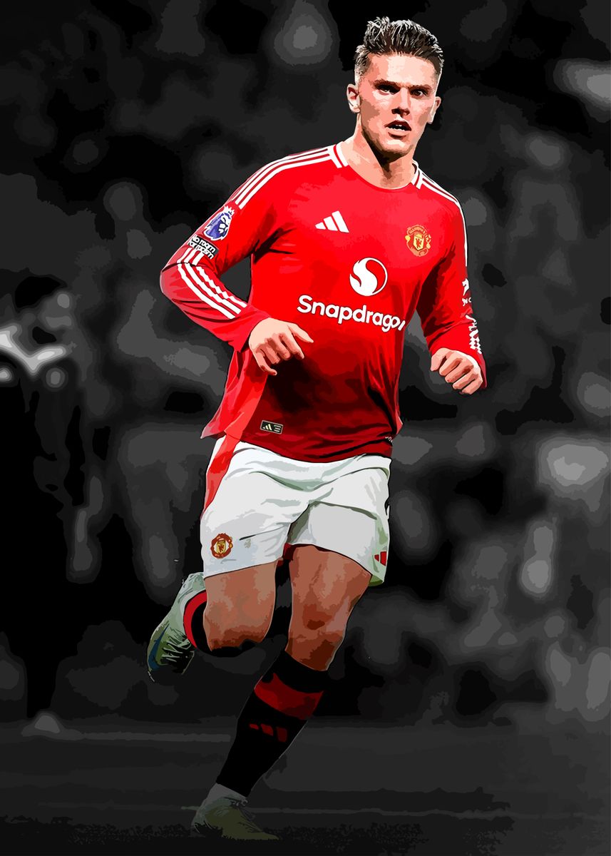 'Gyokeres Manchester United' Poster, picture, metal print, paint by ...