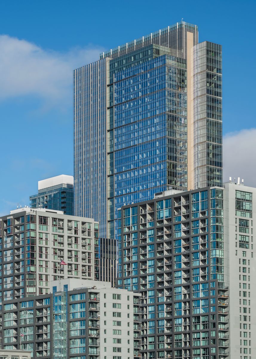 'Modern Skyscrapers' Poster, picture, metal print, paint by Louis Ruth ...