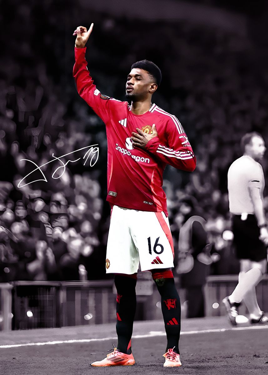 'Amad Diallo Poster' Poster, picture, metal print, paint by Mus Mius ...