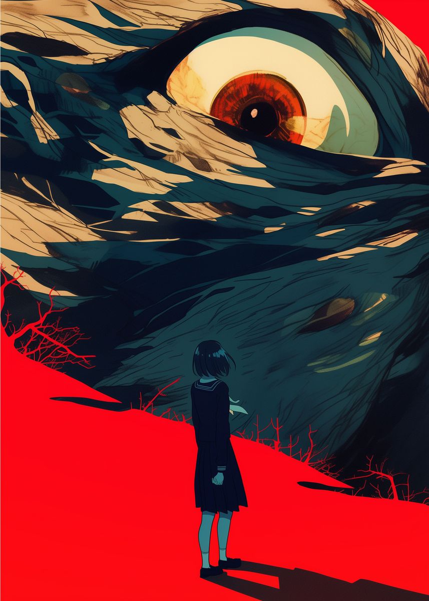 'Giant Eye Monster' Poster, picture, metal print, paint by Tomorrow ...