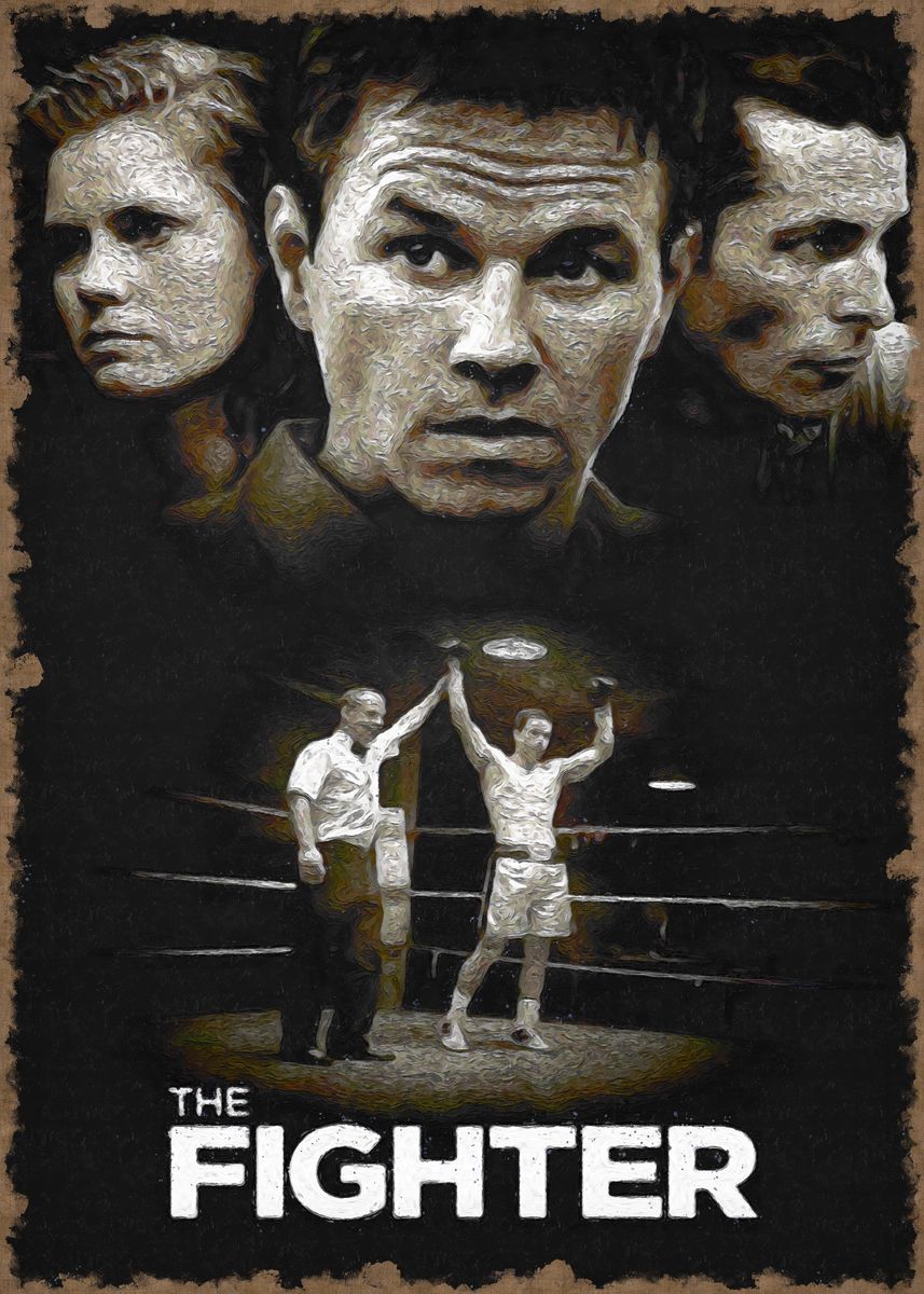 'The Fighter Movie Poster' Poster, picture, metal print, paint by Cool ...