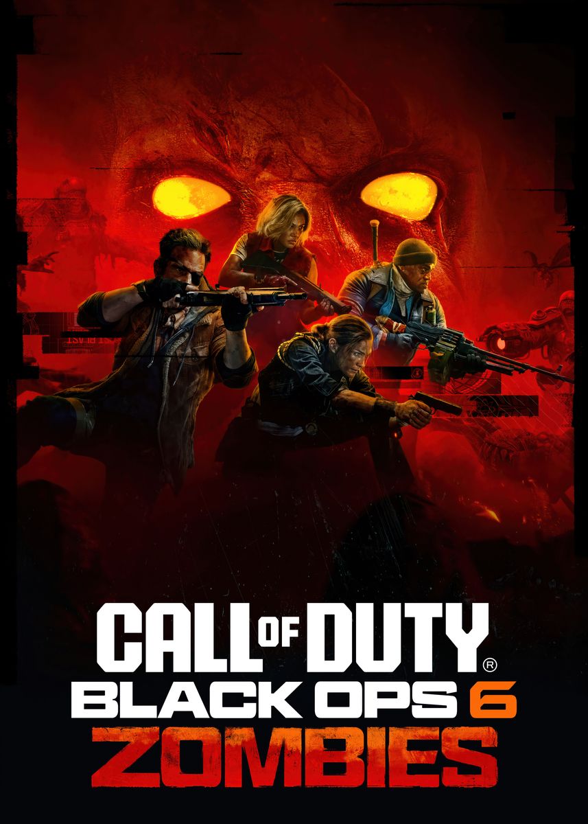 'Black Ops 6 Zombies h' Poster, picture, metal print, paint by Call of ...