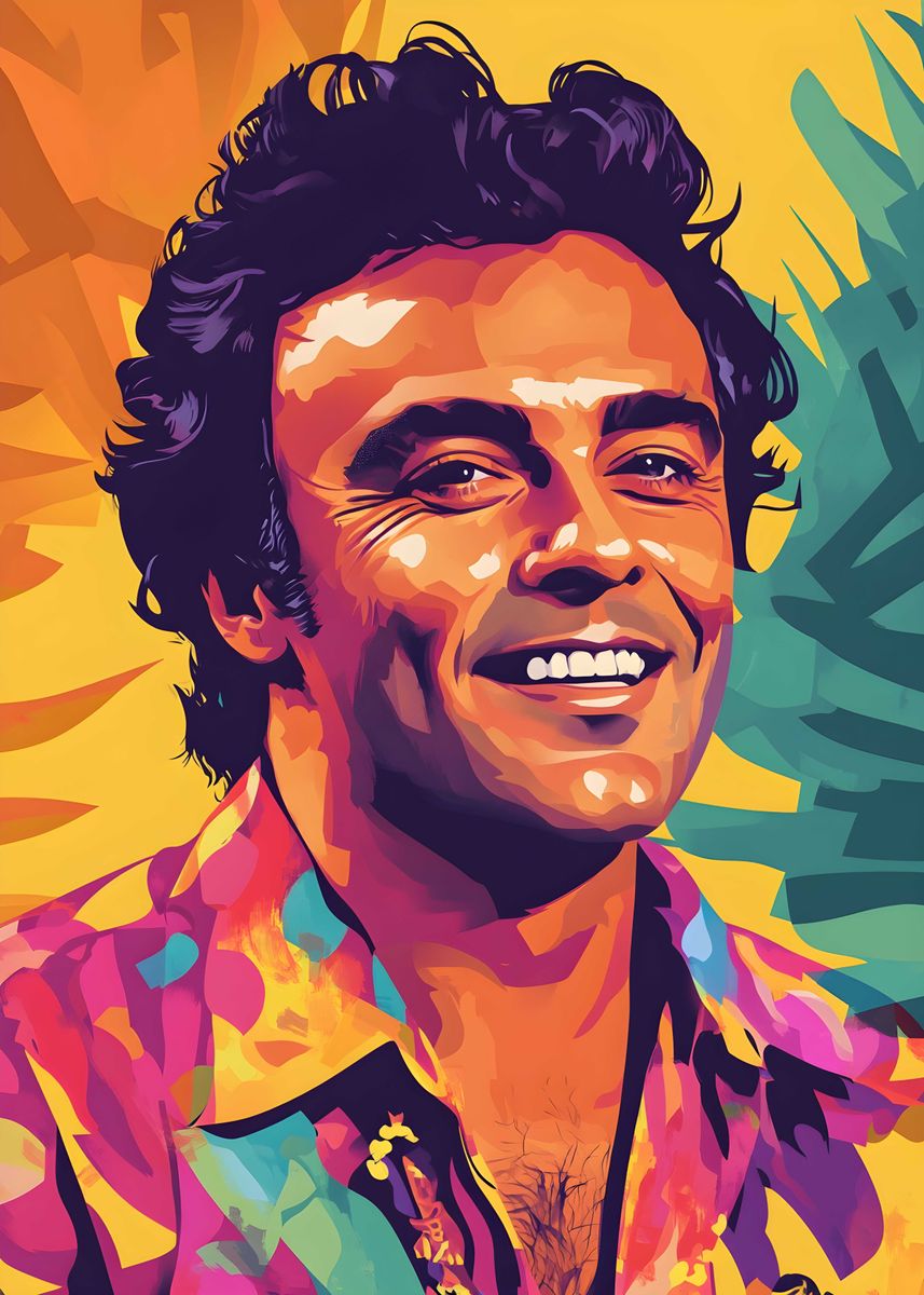 'Johnny Mathis A legendary' Poster, picture, metal print, paint by ...