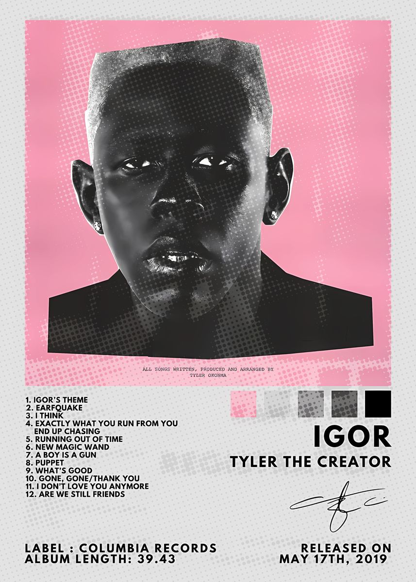 'Igor Album Cover' Poster, picture, metal print, paint by eldihihi ...