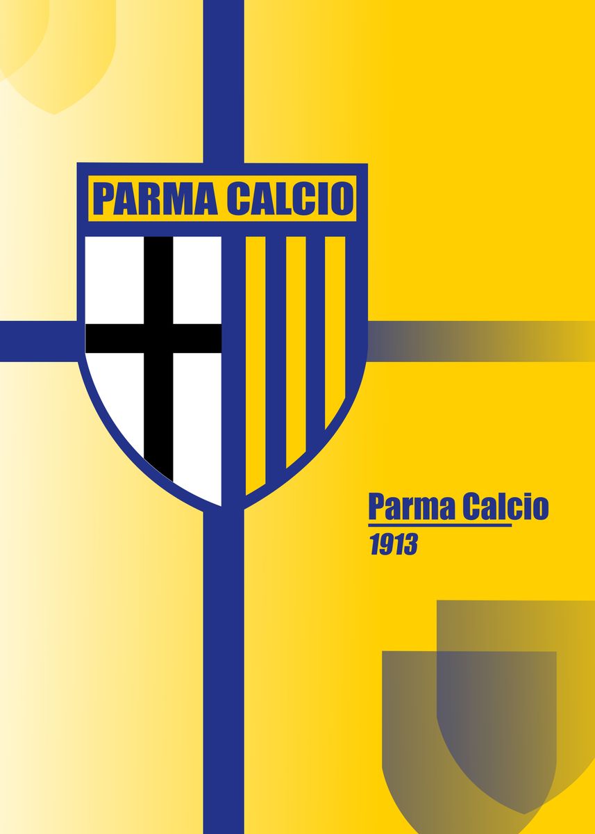 'Parma Calcio Crest' Poster, picture, metal print, paint by Noph story ...