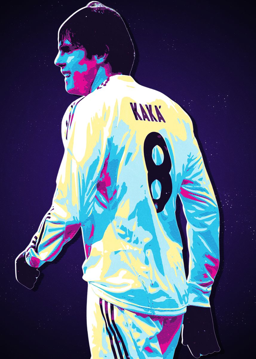 'Kaka Soccer Art' Poster, picture, metal print, paint by SOLIK ABDULAH ...