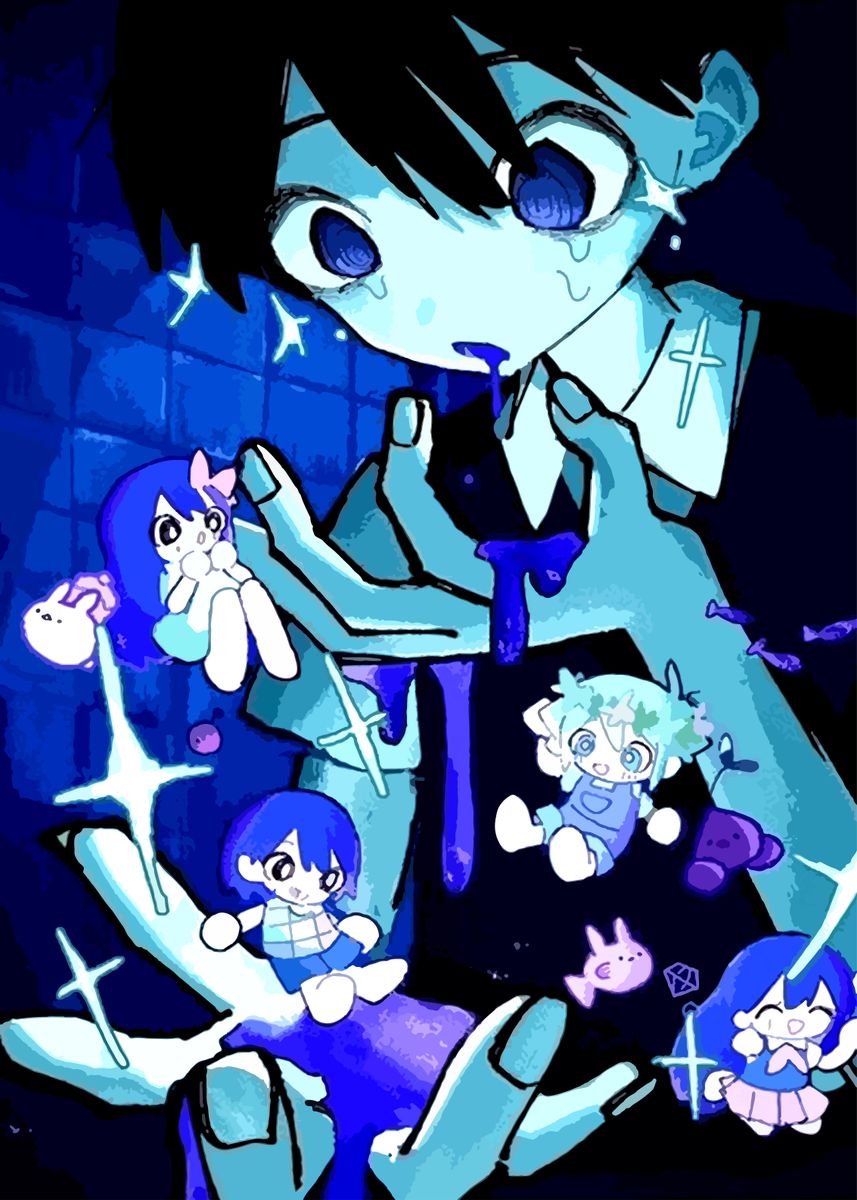 'Omori' Poster, picture, metal print, paint by MAHESA | Displate