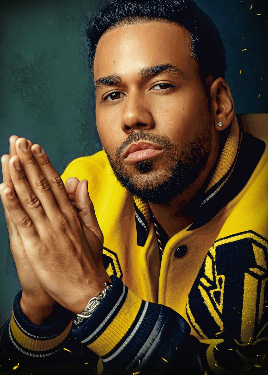 'Romeo Santos' Poster, picture, metal print, paint by Micho Abstract ...