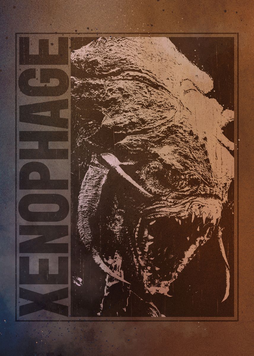 'Xenophage Venom' Poster, picture, metal print, paint by Marvel | Displate
