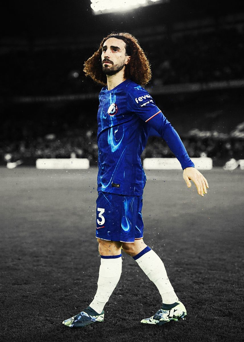 'Marc Cucurella' Poster, picture, metal print, paint by Katy 227 | Displate