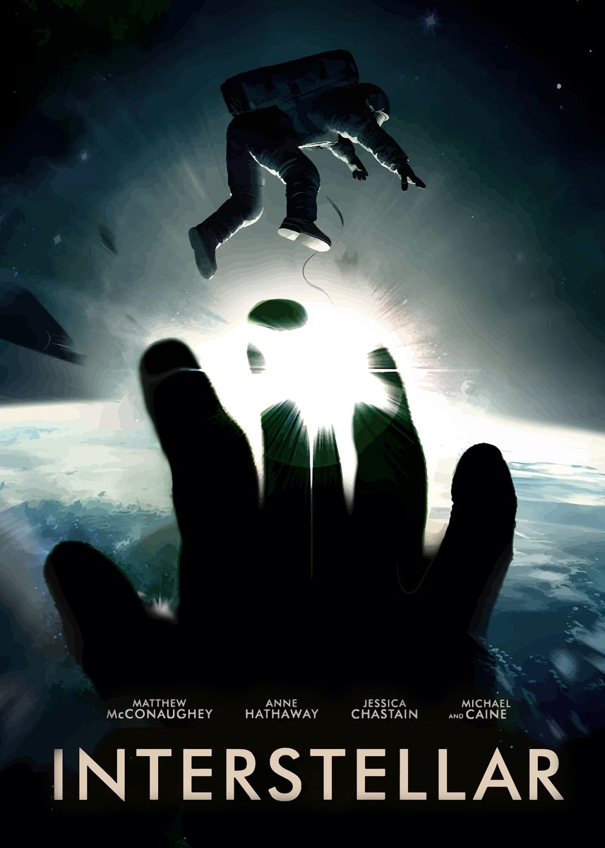 'Interstellar film' Poster, picture, metal print, paint by maxmah Funny ...