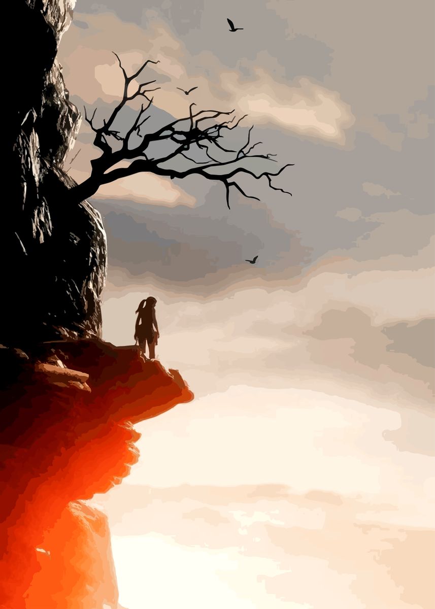 'Tom Rider' Poster, picture, metal print, paint by Balint Rag | Displate