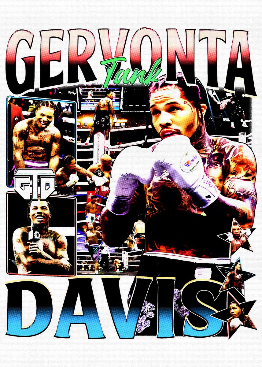 'Gervonta Davis Boxing ' Poster, picture, metal print, paint by ...