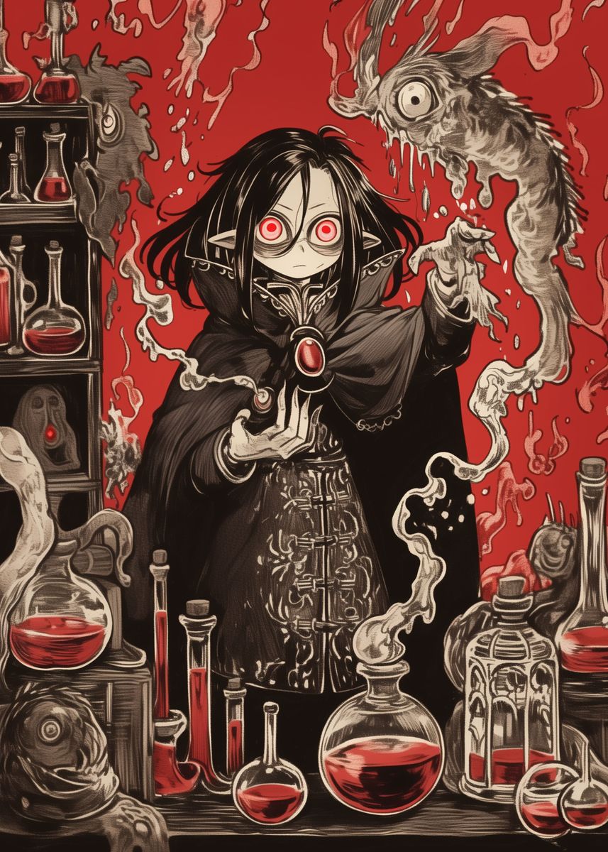 'Dark Alchemist' Poster, picture, metal print, paint by Massive Dynamic ...
