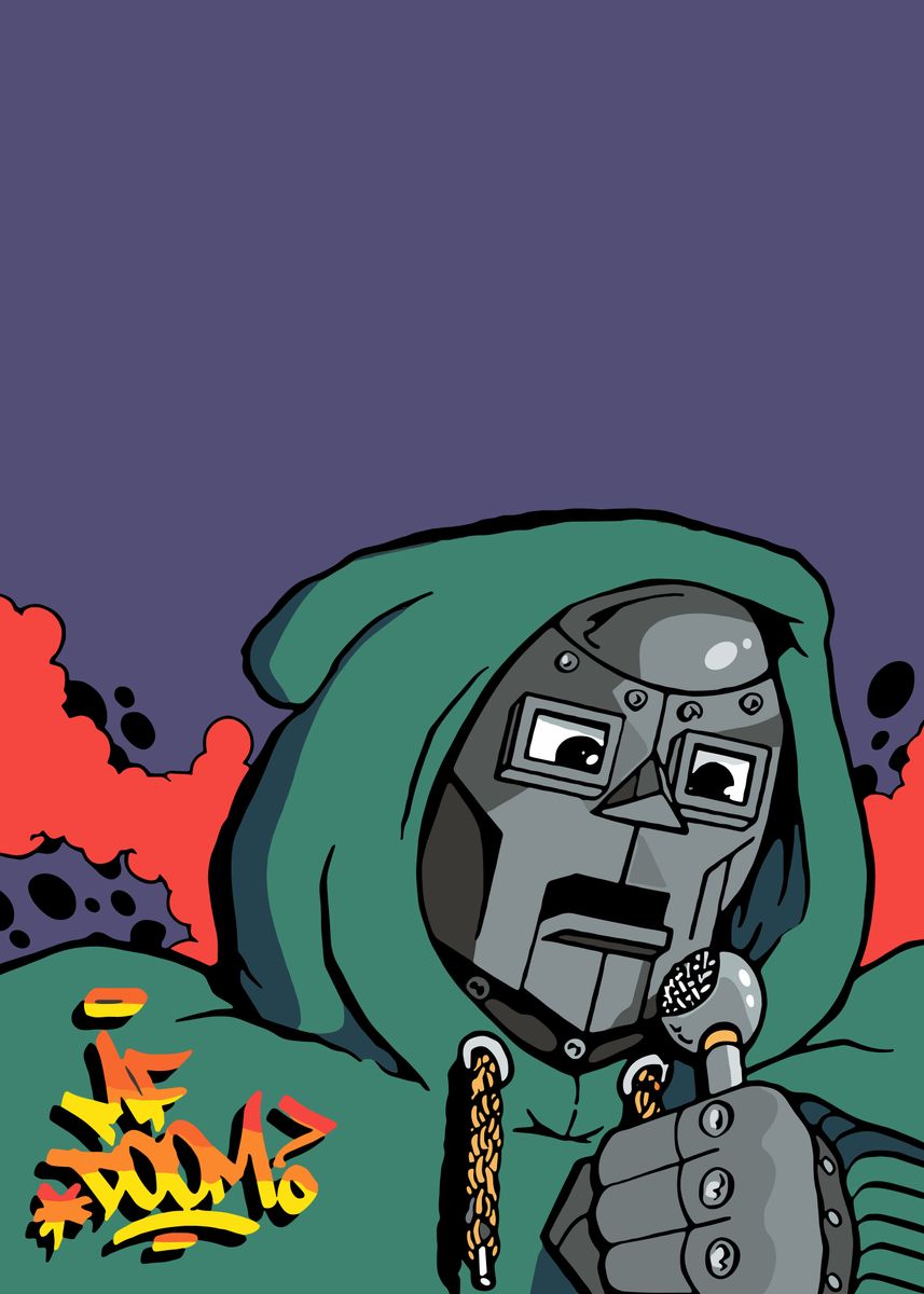 'MF DOOM' Poster, picture, metal print, paint by VisionPrint | Displate