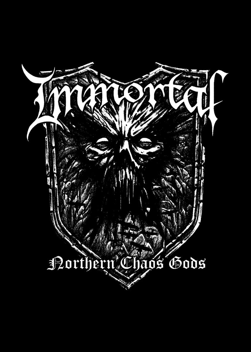'Immortal Band Logo' Poster, picture, metal print, paint by Éclips ...