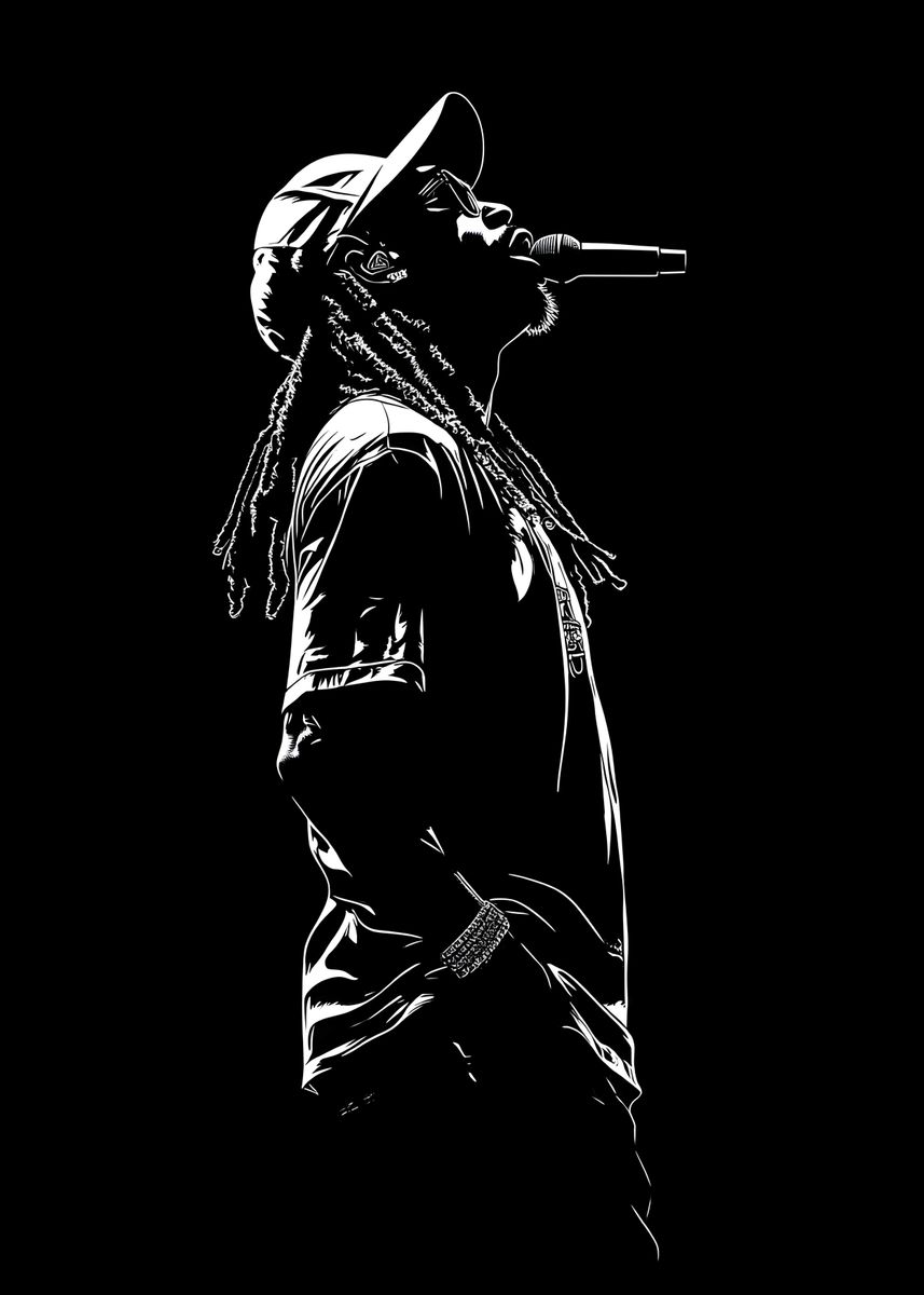 'Rapper Legend Lil Wayne Art' Poster, picture, metal print, paint by ...