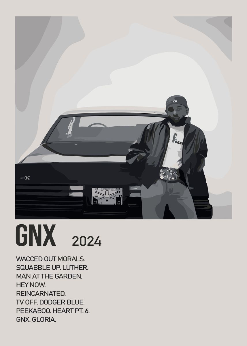 'GNX ' Poster, picture, metal print, paint by Snoor | Displate
