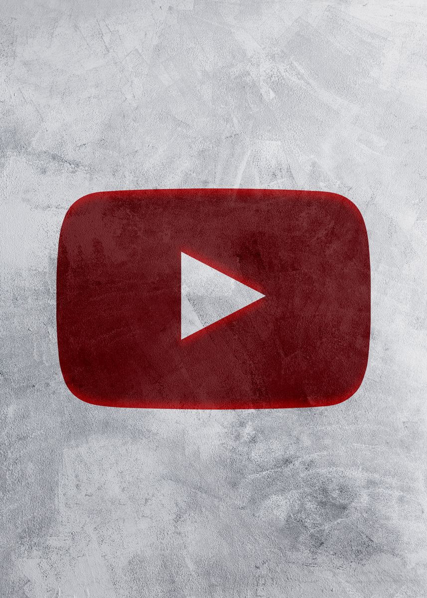 'vintage Play Button poster' Poster, picture, metal print, paint by ...