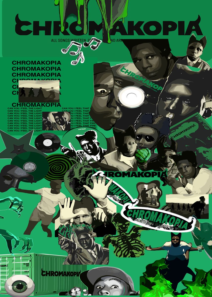 'Chromakopia ' Poster, picture, metal print, paint by Snoor | Displate