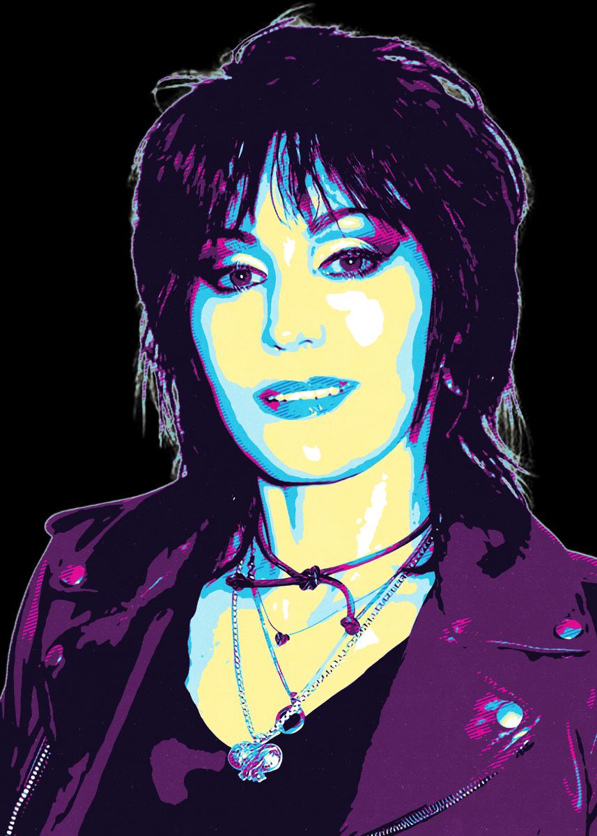 'Joan Jett Retro Art' Poster, picture, metal print, paint by Papa Giana ...