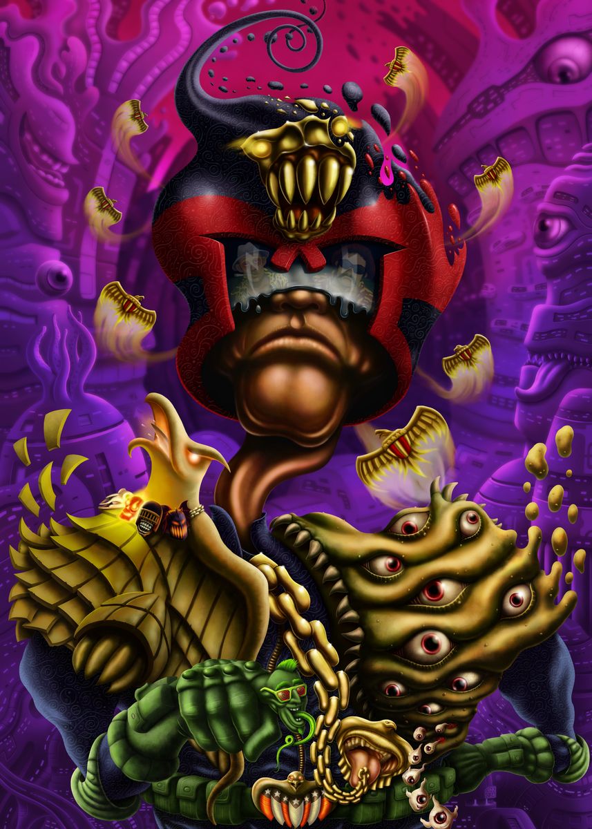 'Fear And Loathing In Mega-City One' Poster, picture, metal print ...