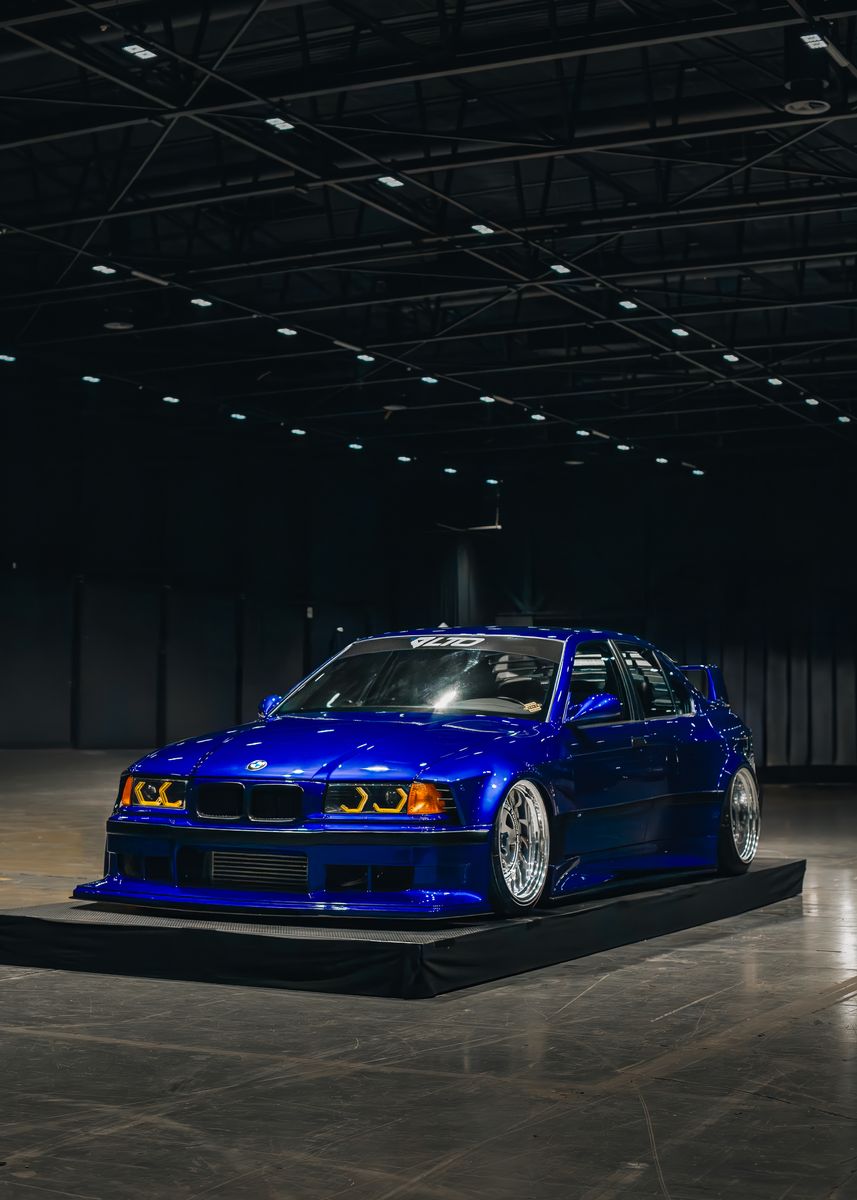 'WIDEBODY BMW E36' Poster, picture, metal print, paint by Kylian | Displate