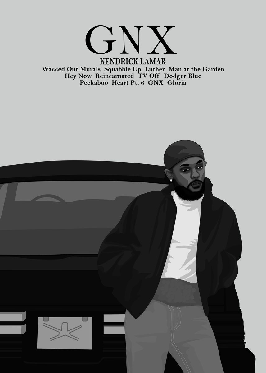 'Kendrick Lamar GNX album' Poster, picture, metal print, paint by geeks ...
