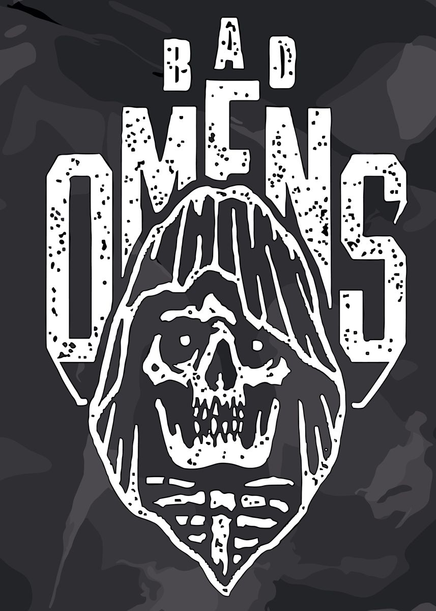 'Bad Omens' Poster, picture, metal print, paint by VisionPrint | Displate