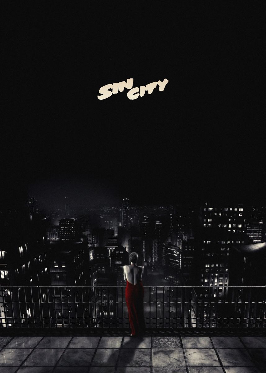 'Sin City ' Poster, picture, metal print, paint by Nerdworld 1 | Displate