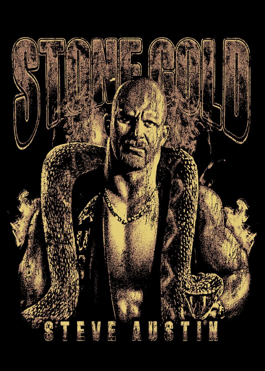 'Stone Cold Steve Austin' Poster, picture, metal print, paint by ...