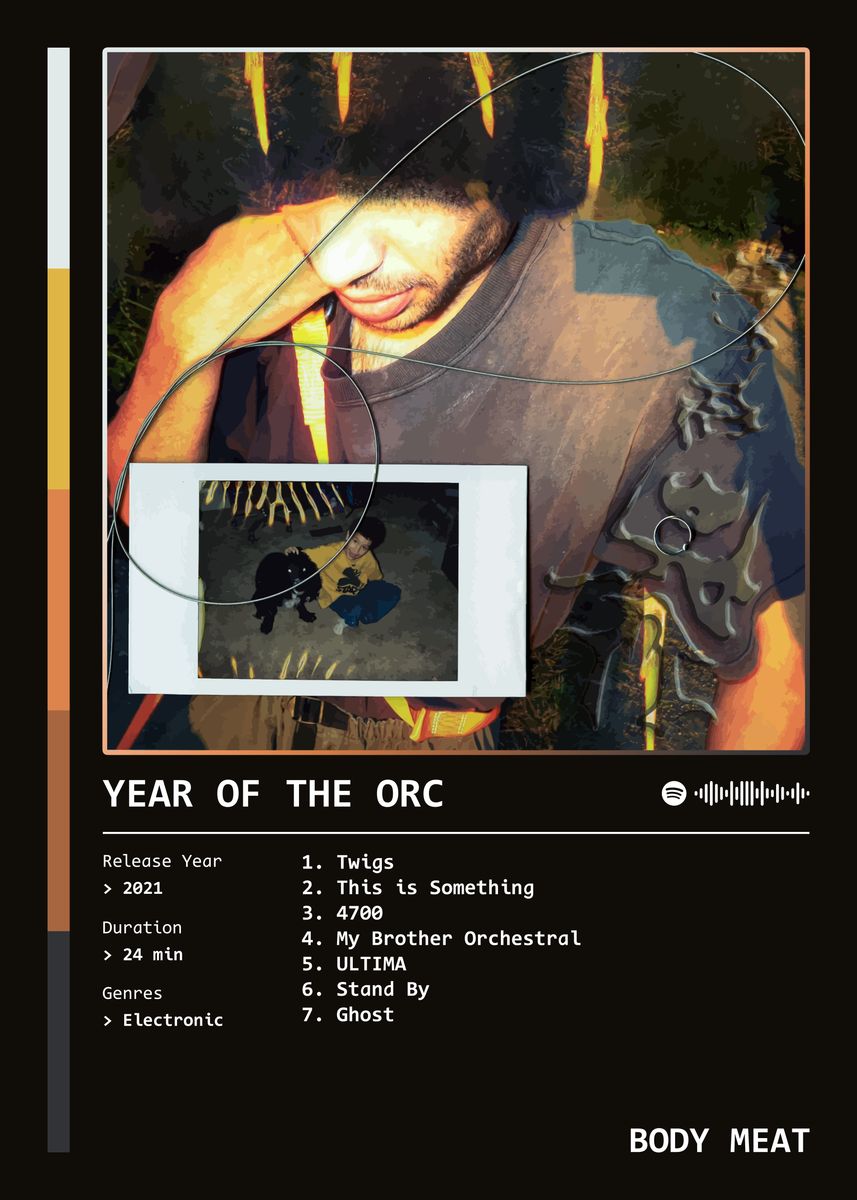 'Year Of The Orc (2021) Album by Body Meat' Poster, picture, metal ...