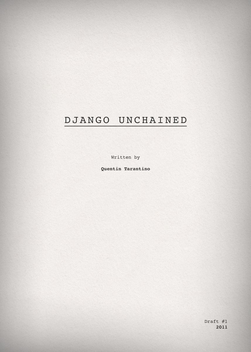 'Django Unchained' Poster, picture, metal print, paint by Nerdworld 1 ...