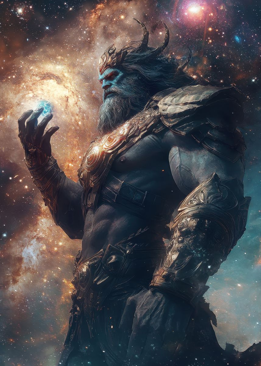 'Cosmic Titan' Poster, picture, metal print, paint by Realmwalkers ...