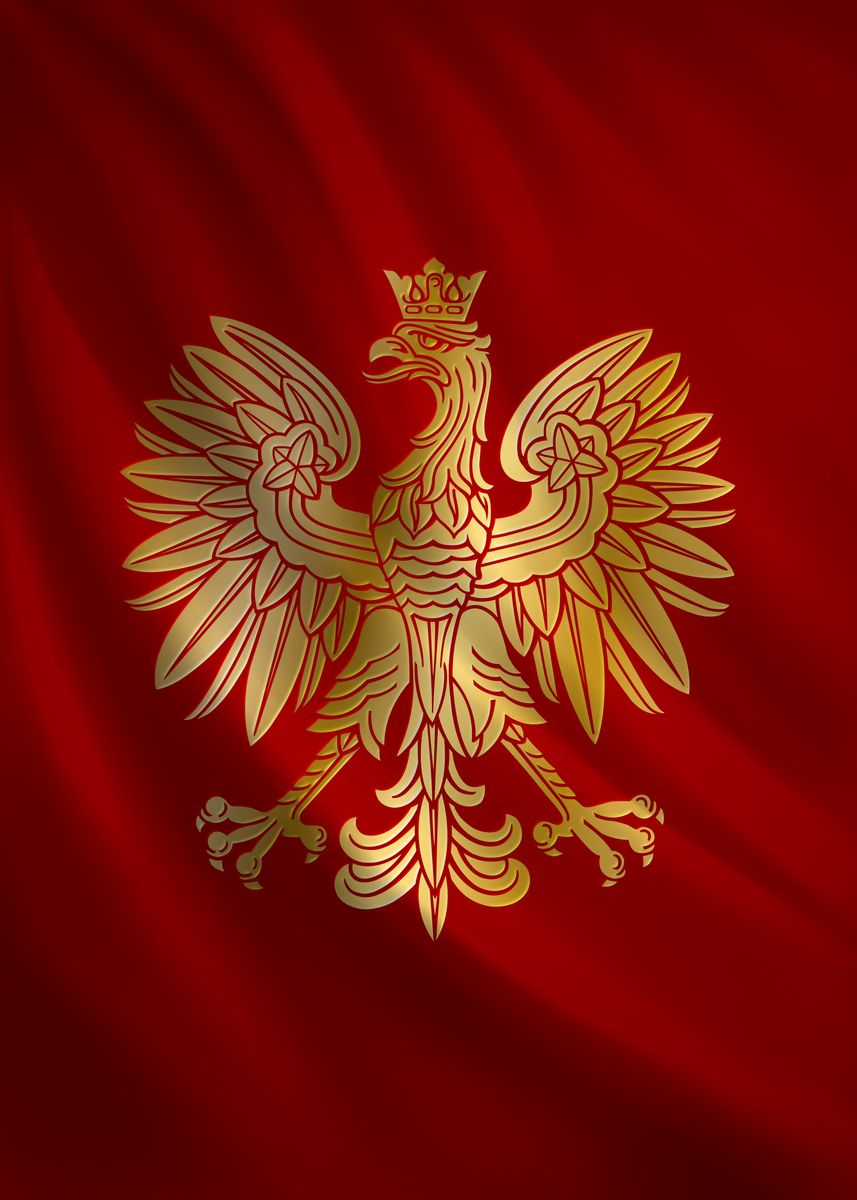 'Polish Eagle Emblem' Poster, picture, metal print, paint by Kaz ...
