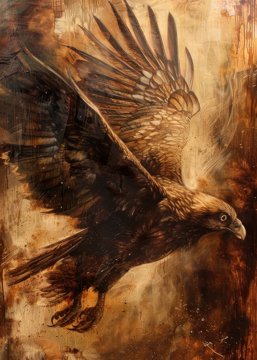 'Ethereal Eagle' Poster, picture, metal print, paint by InsaneCreations ...