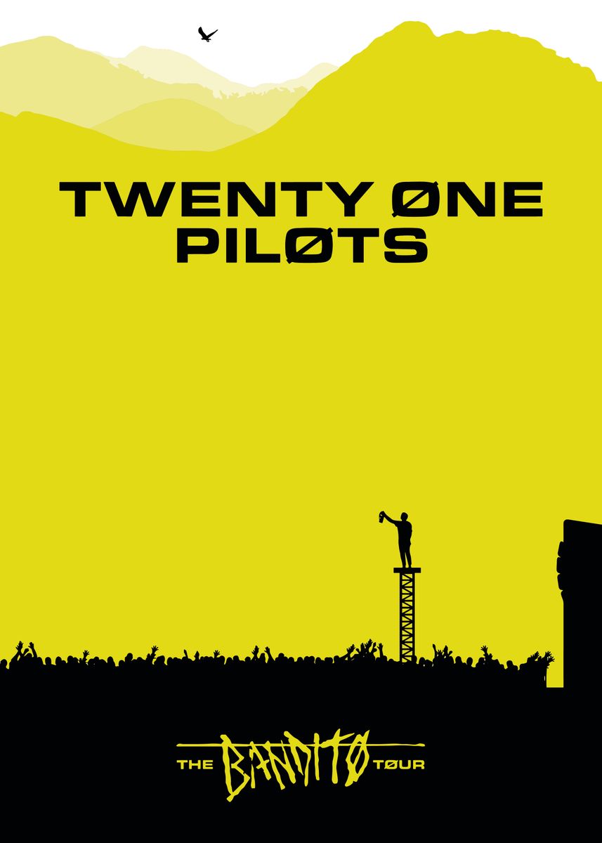 'Twenty One Pilots ' Poster, picture, metal print, paint by VisionPrint ...