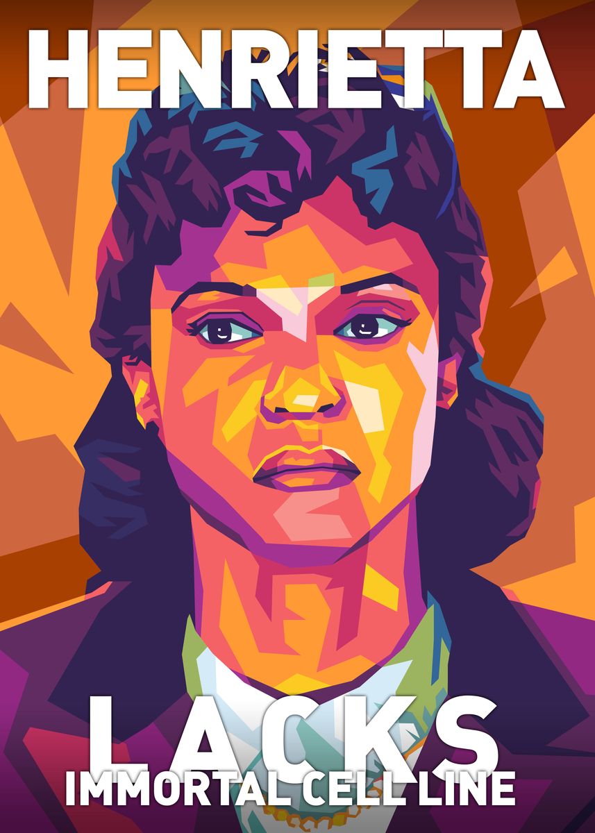 'Henrietta Lacks' Poster, picture, metal print, paint by Shecience ...