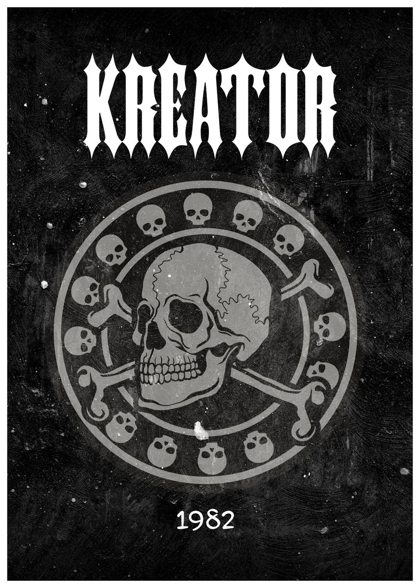 'Kreator Band Logo' Poster, picture, metal print, paint by BaksoBulat ...