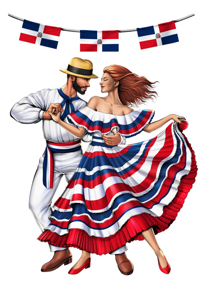 'Dominican Republic Dance' Poster, picture, metal print, paint by ...