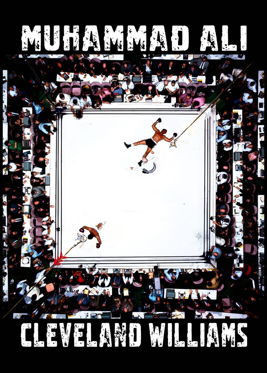 'Muhammad Ali Knockout' Poster, picture, metal print, paint by Mus Mius ...