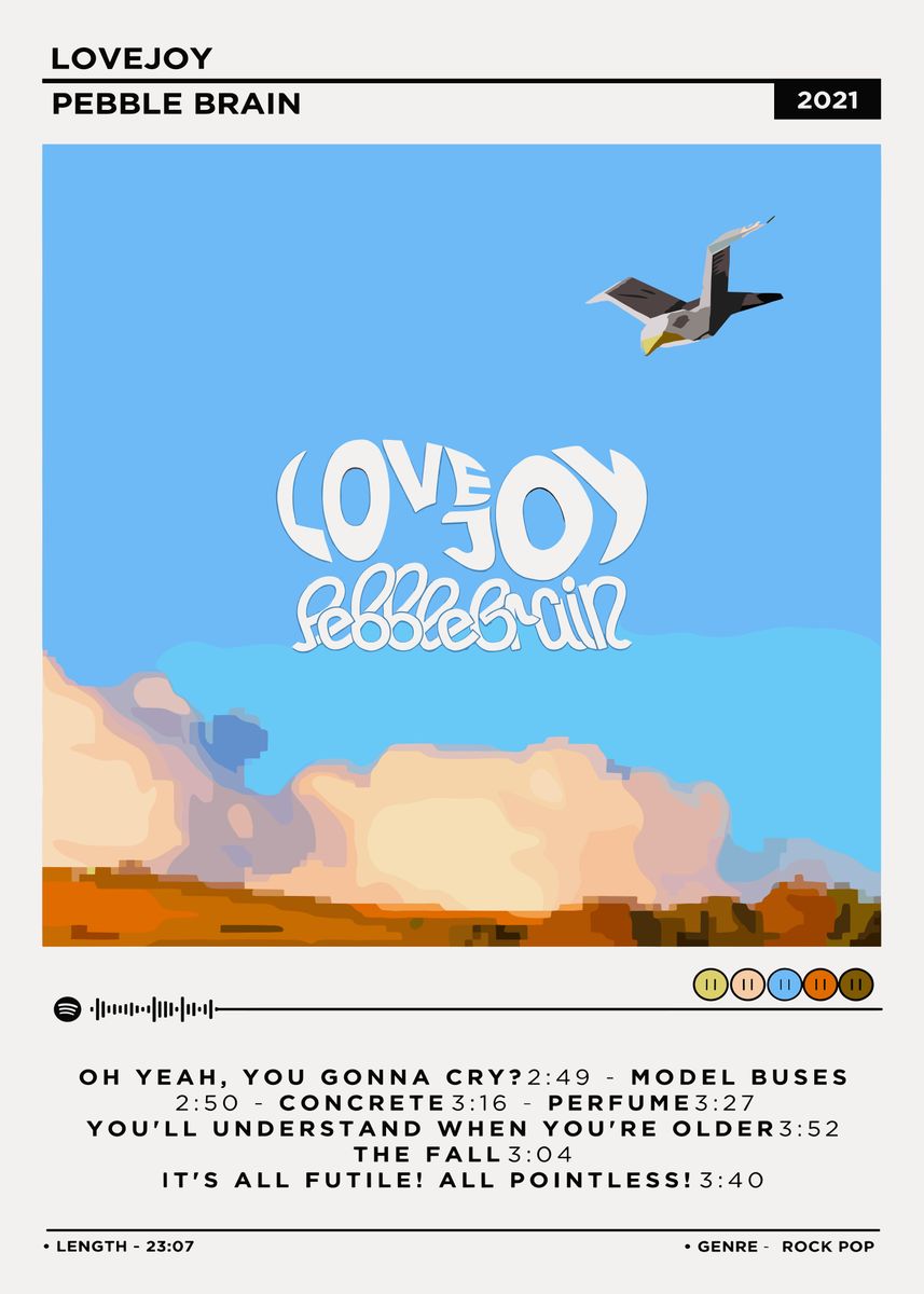 'Lovejoy Pebble Brain' Poster, picture, metal print, paint by LOCKET ...