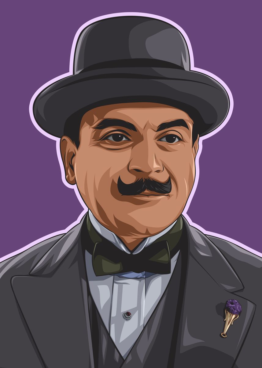 'Hercule Poirot - David Suchet' Poster, picture, metal print, paint by ...