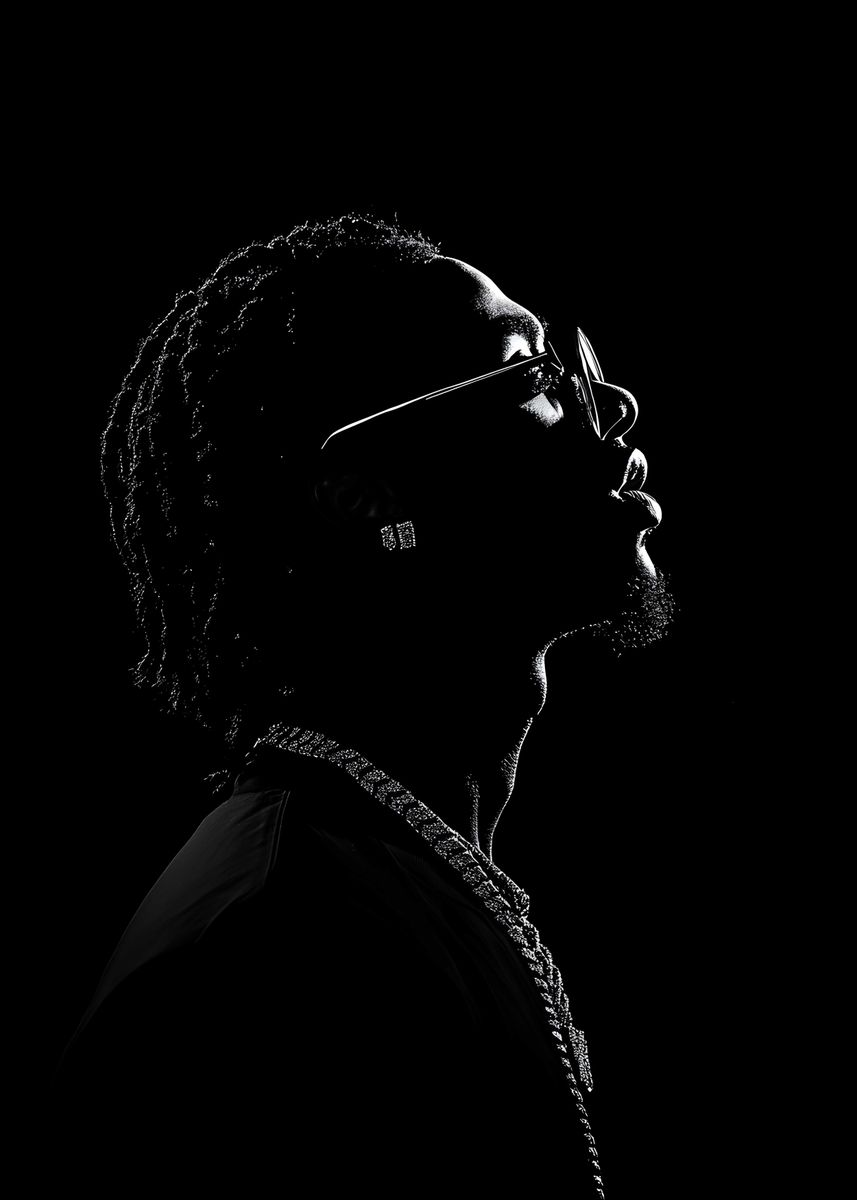 'Rapper Legend Quavo Art' Poster, picture, metal print, paint by Reinaa ...